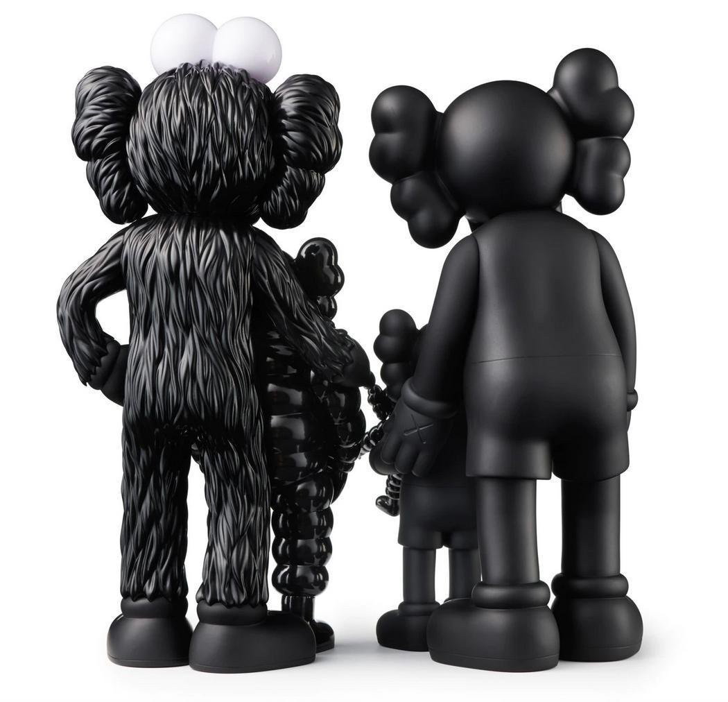 Kaws, Family Figures, Black Version, 2021, Painted Cast Vinyl for sale ...