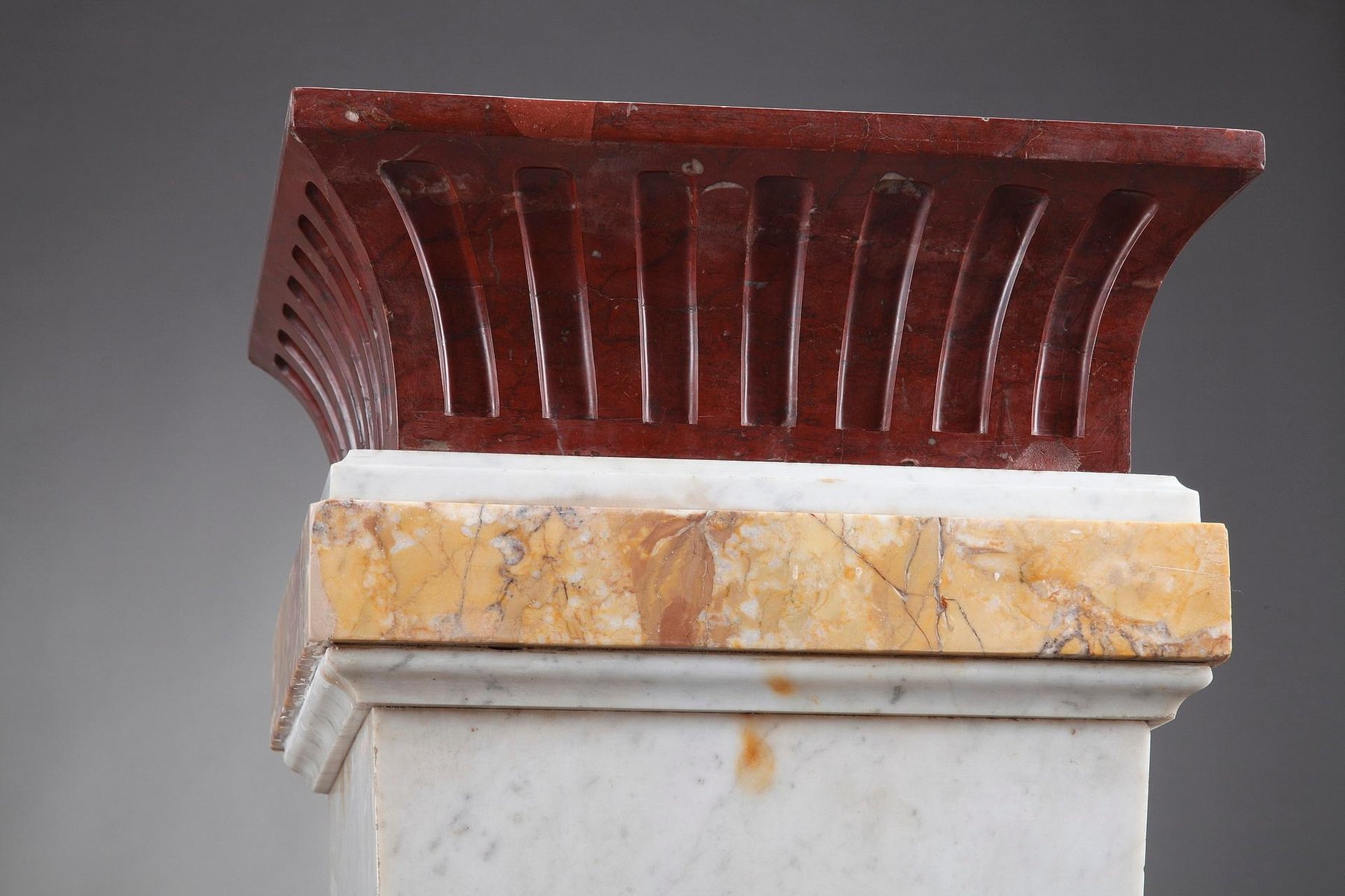 Mid-19th Century Marble Pedestal Column for sale at Pamono Mid-19th Century Marble Pedestal Column for sale at Pamono