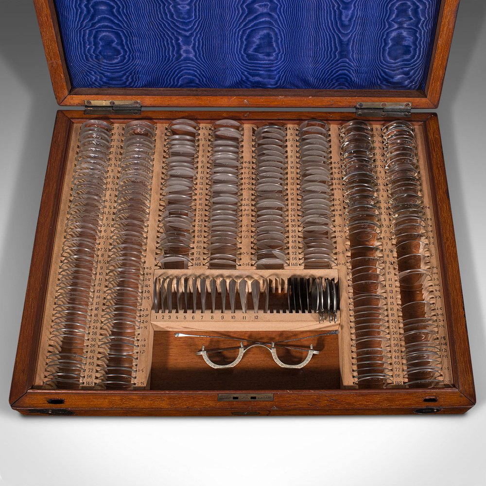 Antique English Victorian Optometrists Instrument Set, 1900s for sale ...