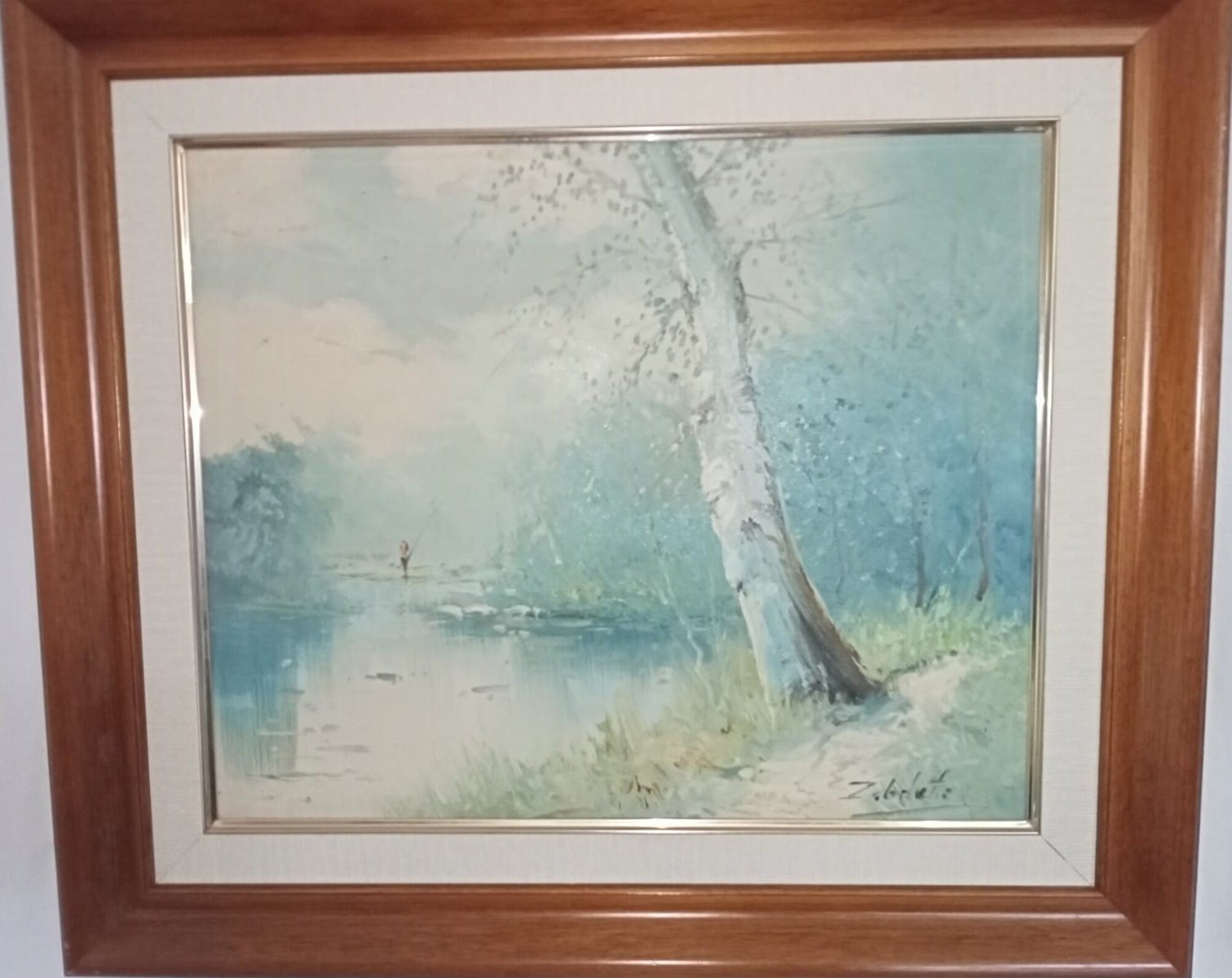 Ebro Delta, Oil on Canvas, Set of 2 for sale at Pamono