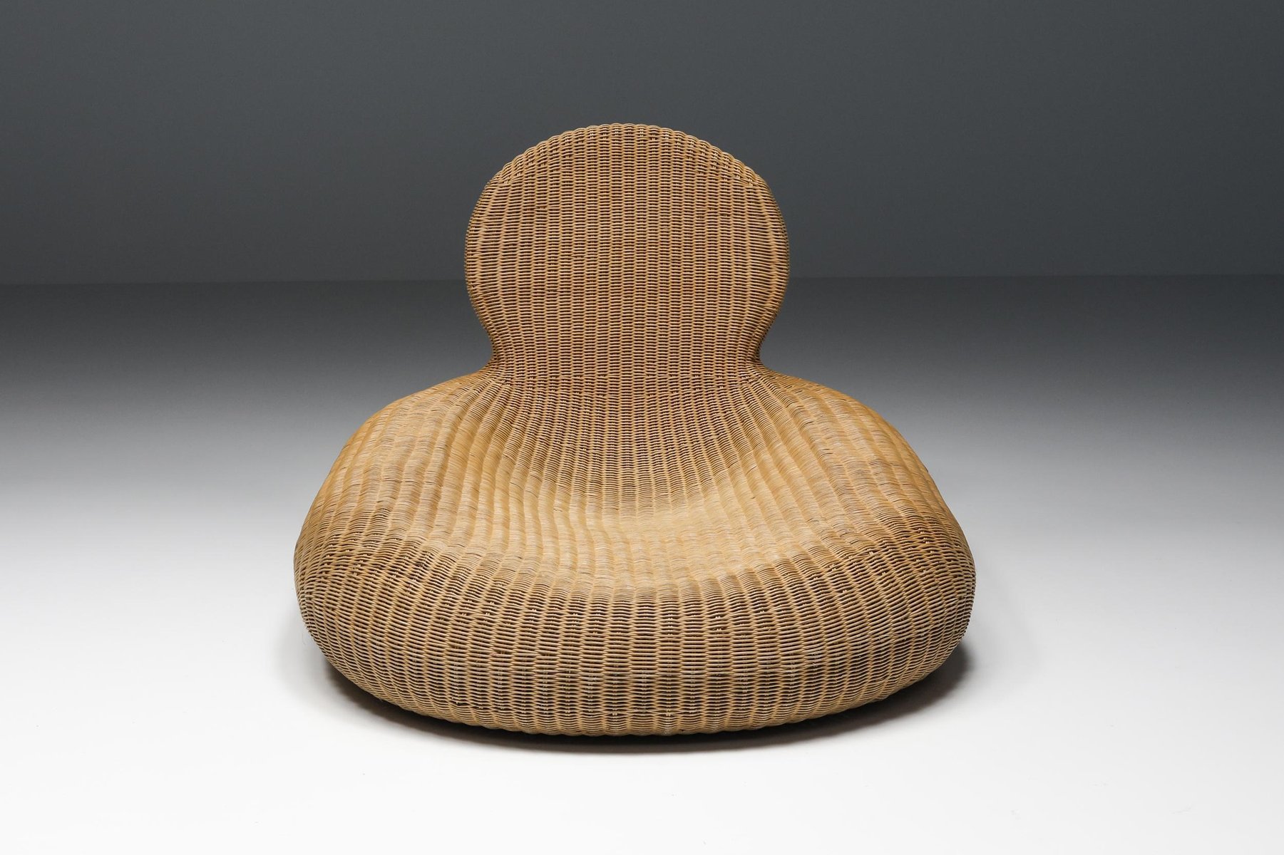 Schwedischer Rattansessel von Carl Öjerstam für Ikea bei Pamono kaufen