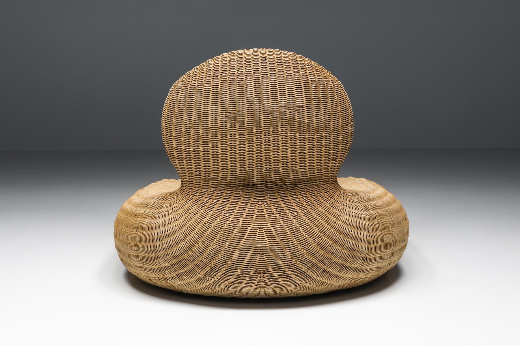 Schwedischer Rattansessel von Carl Öjerstam für Ikea bei Pamono kaufen