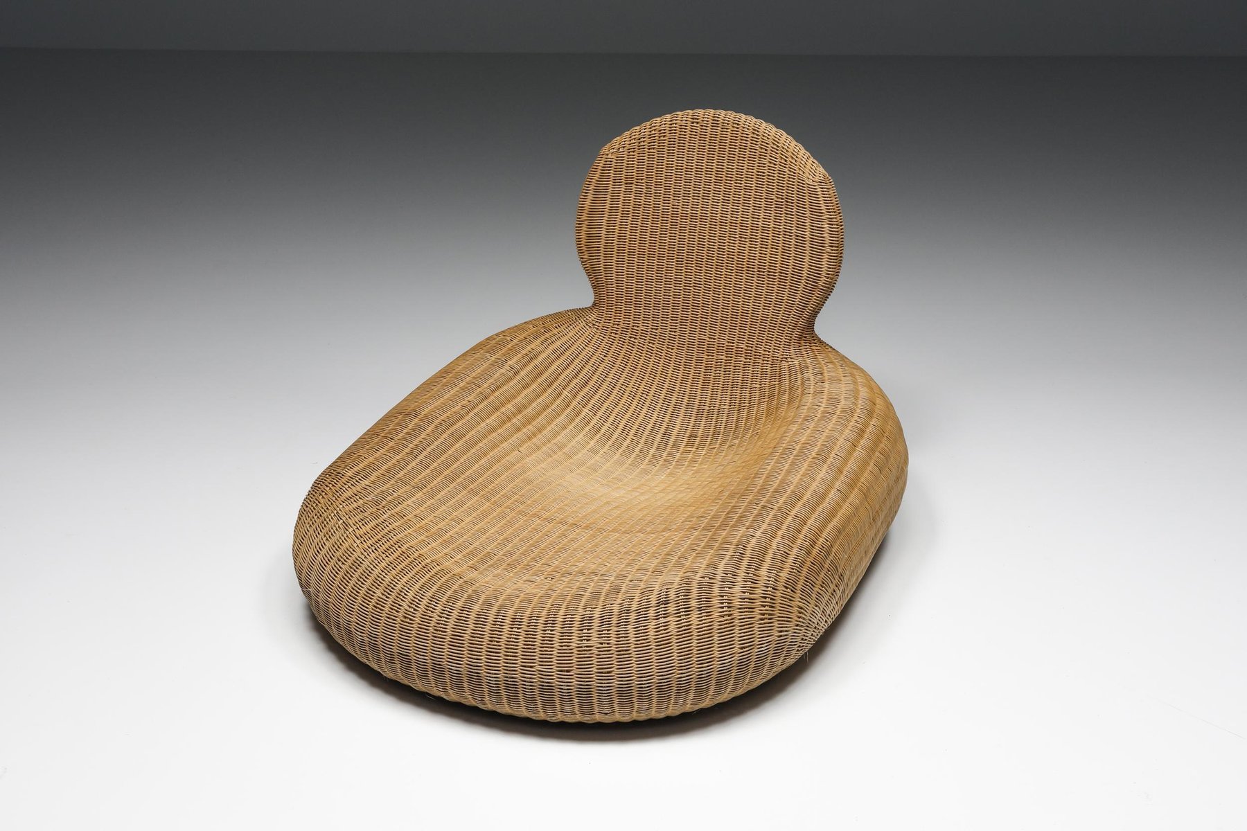 Schwedischer Rattansessel von Carl Öjerstam für Ikea bei Pamono kaufen