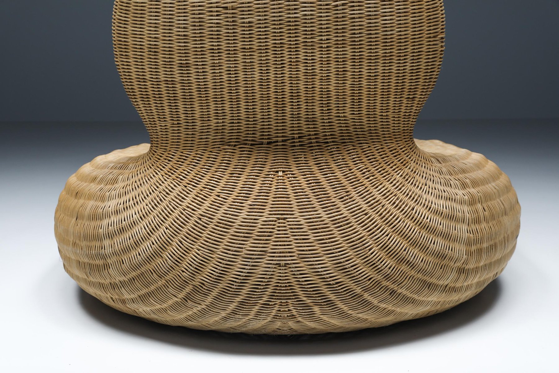 Schwedischer Rattansessel von Carl Öjerstam für Ikea bei Pamono kaufen