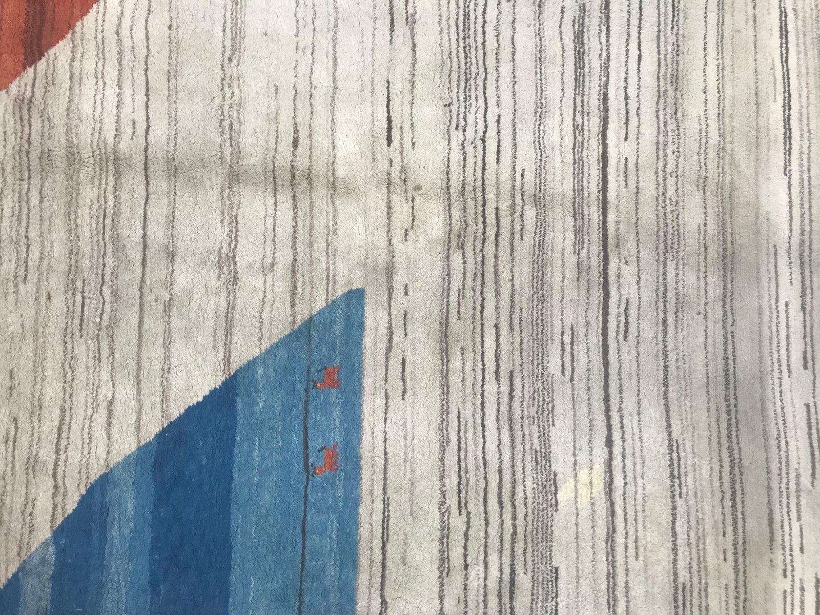 Large Vintage Modern Gabbeh Rug for sale at Pamono