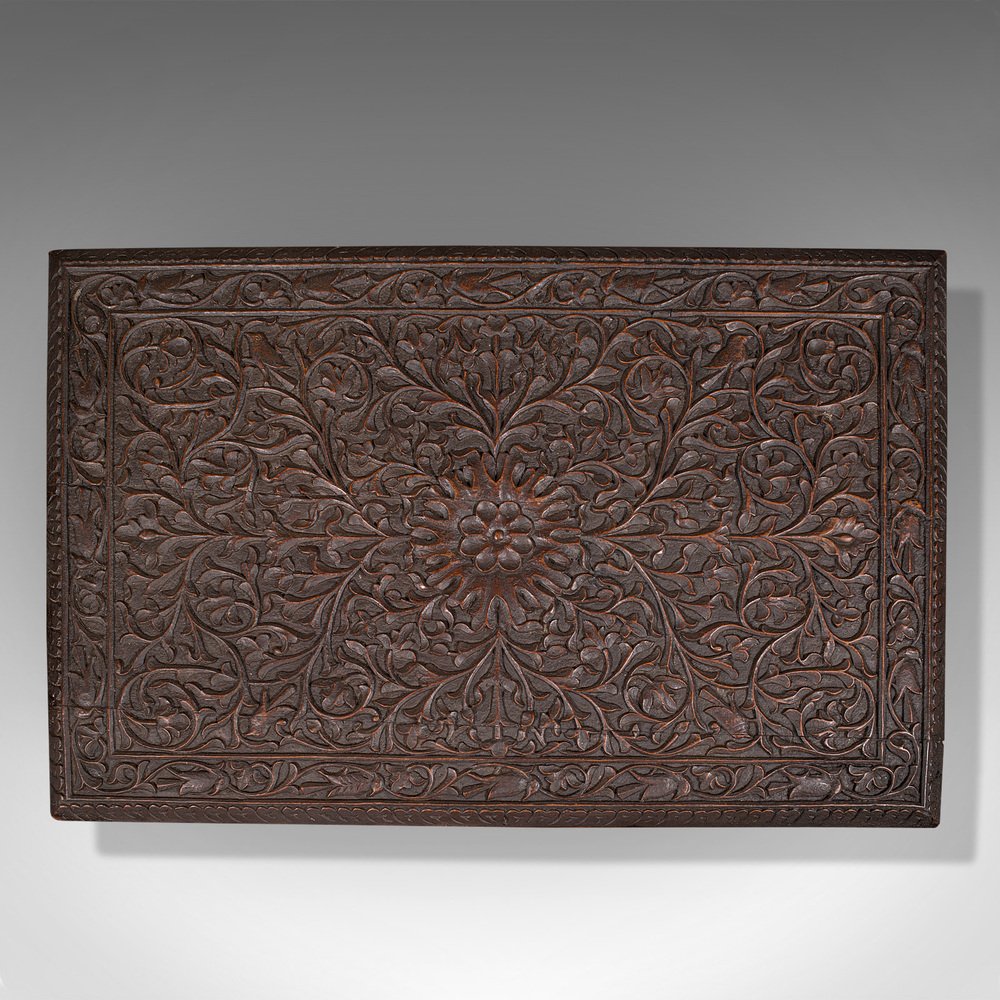 Antique Anglo Indian Victorian Folding Occasional Campaign Table for ...