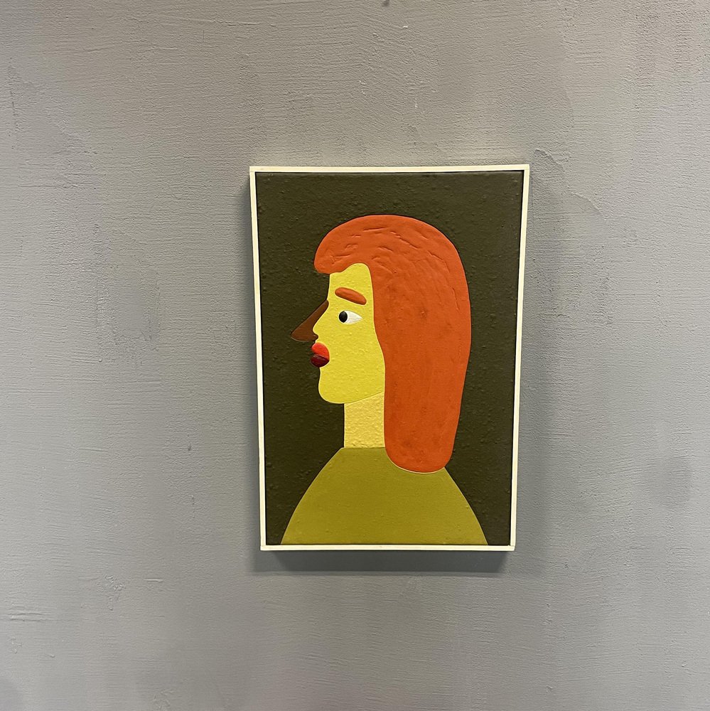 Peter M. Bauer, Portrait, 1972, Oil on Canvas for sale at Pamono