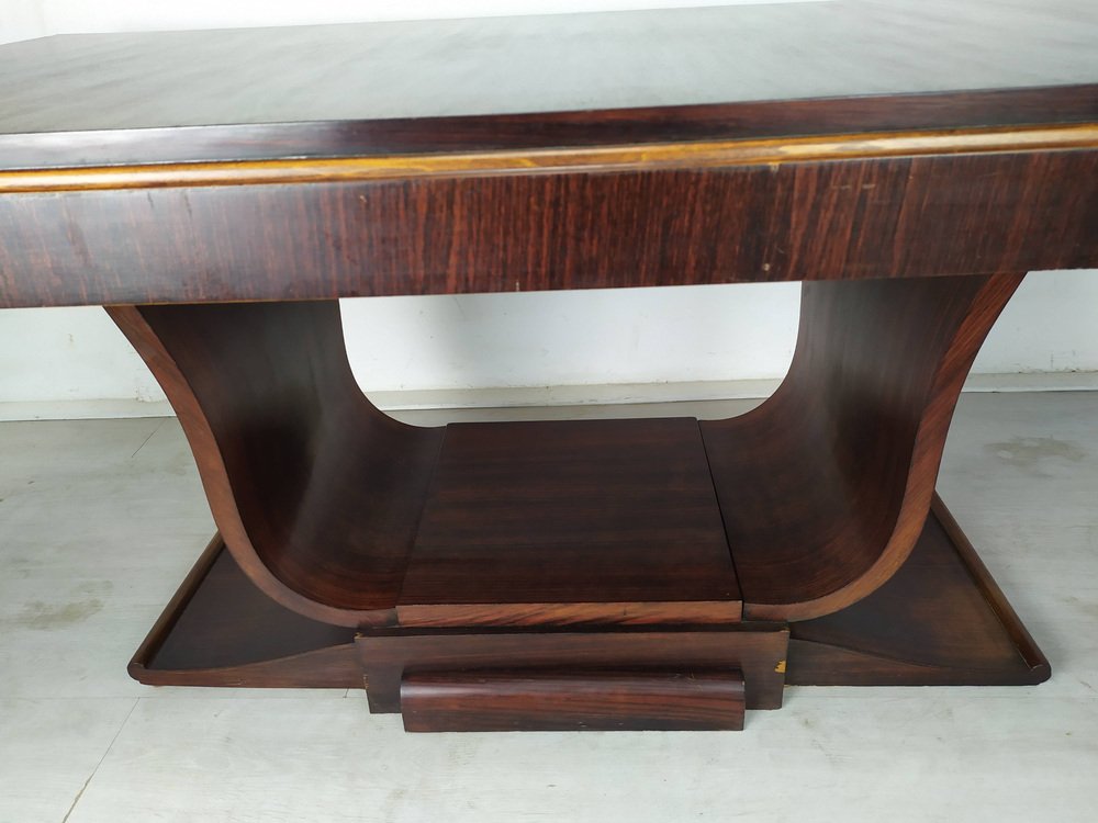 Art Deco Rosewood Cradle Table for sale at Pamono