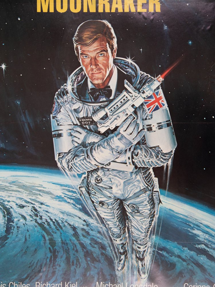 Moonraker, Roger Moore, Movie Poster for sale at Pamono