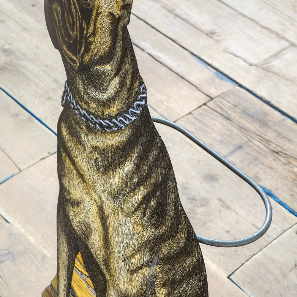 Piero Dog Dombrella Ständer aus Serrigrafate Metall von Atelier ...