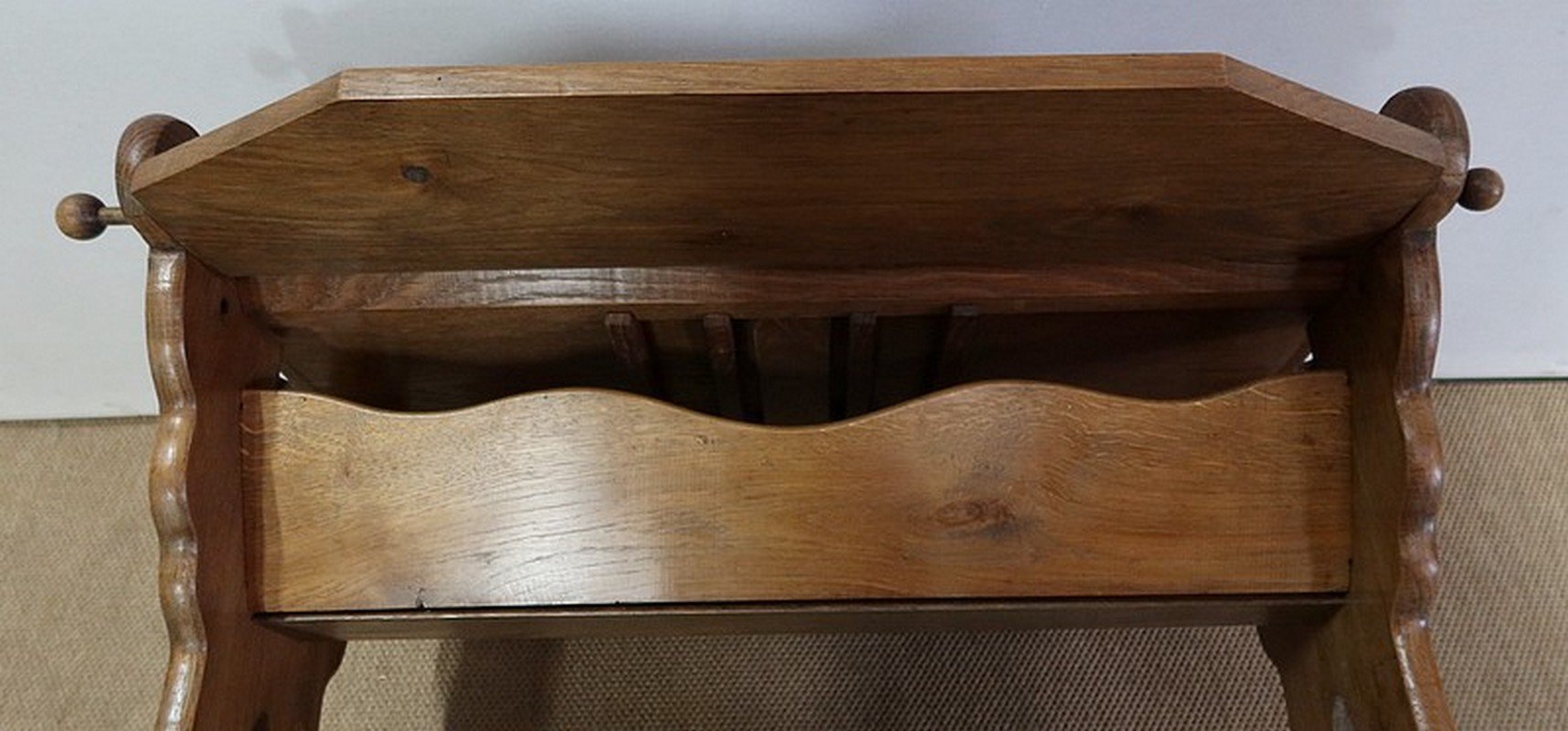 Small Solid Oak System Table, 1920 for sale at Pamono