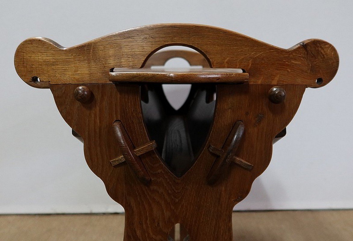 Small Solid Oak System Table, 1920 for sale at Pamono