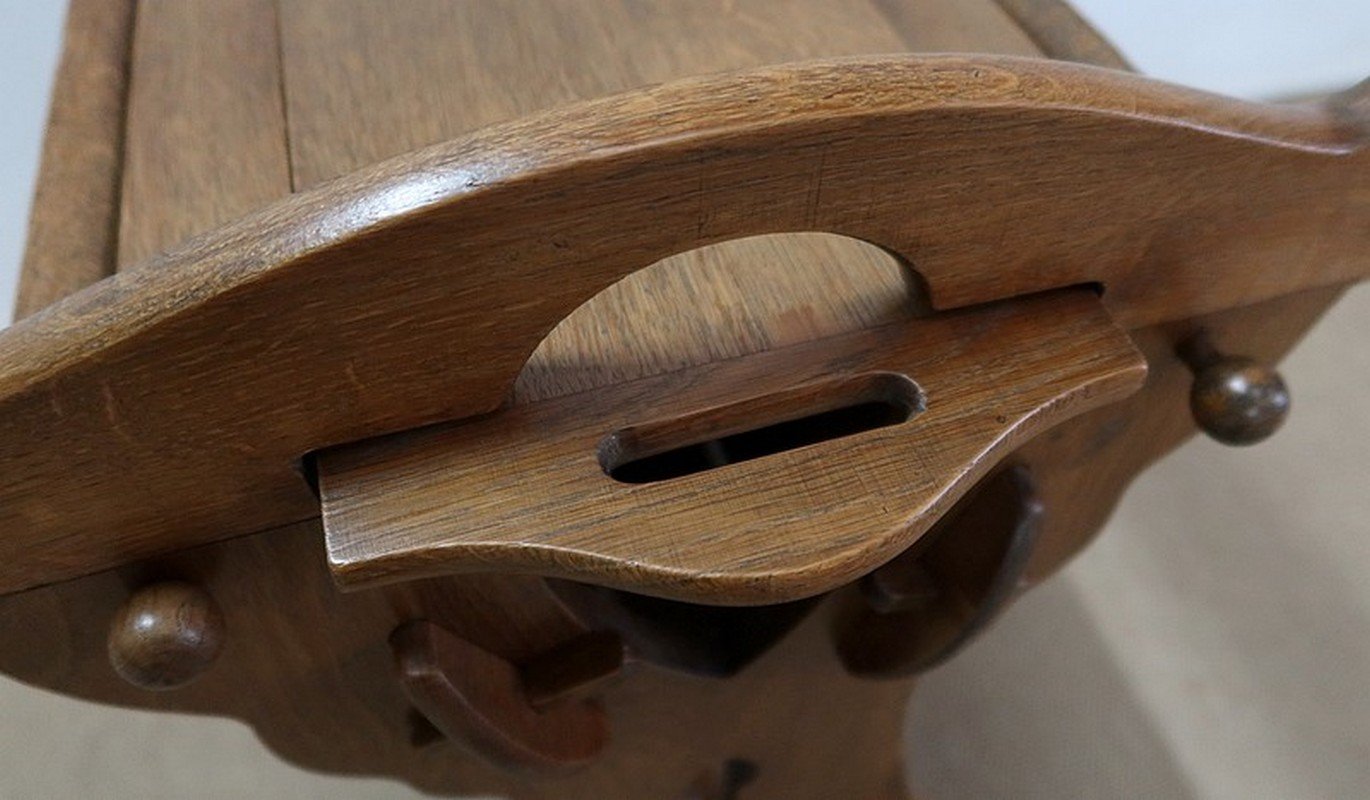 Small Solid Oak System Table, 1920 for sale at Pamono