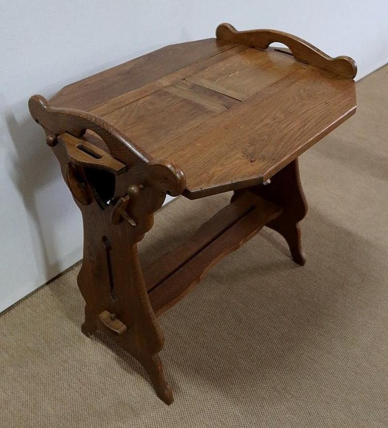 Small Solid Oak System Table, 1920 for sale at Pamono