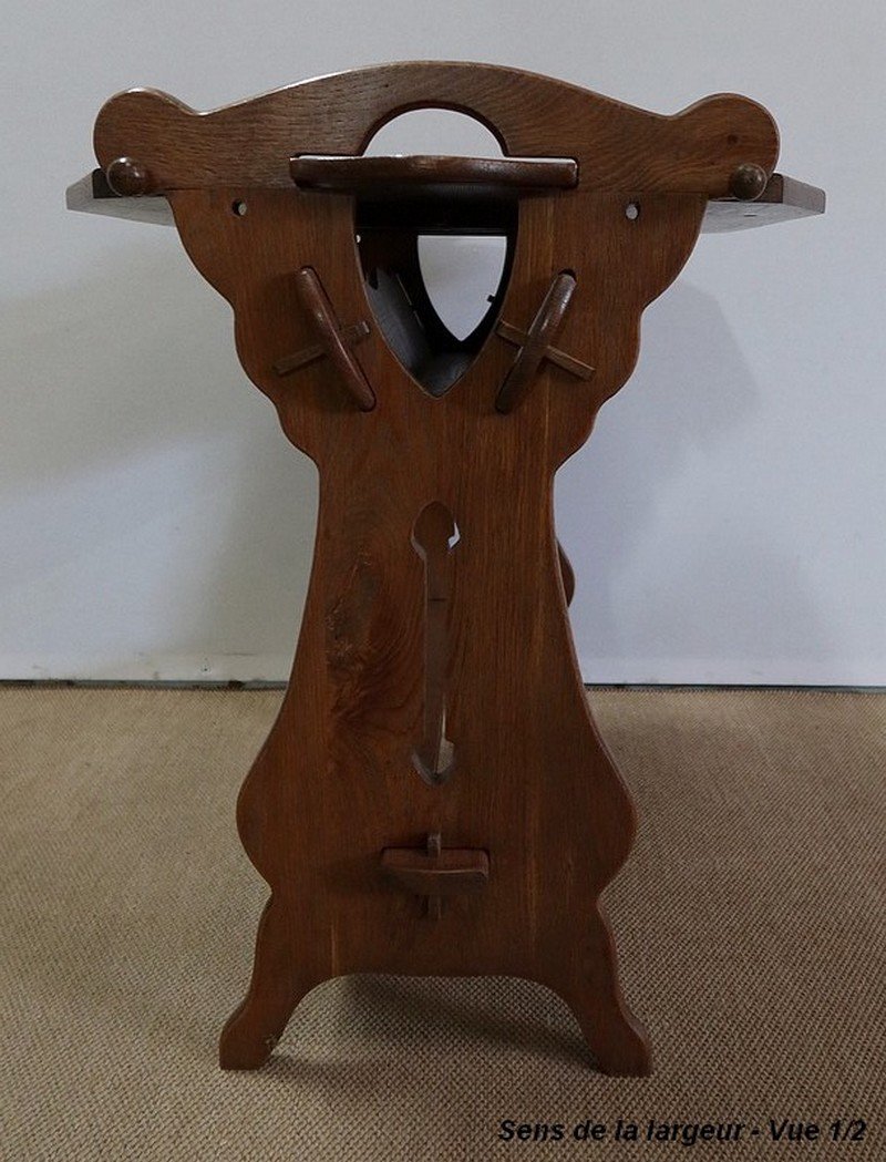 Small Solid Oak System Table, 1920 for sale at Pamono