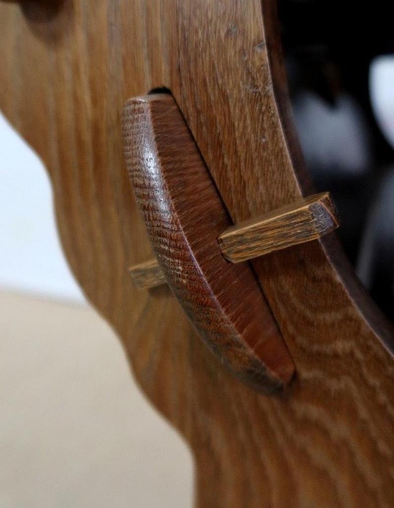 Small Solid Oak System Table, 1920 for sale at Pamono