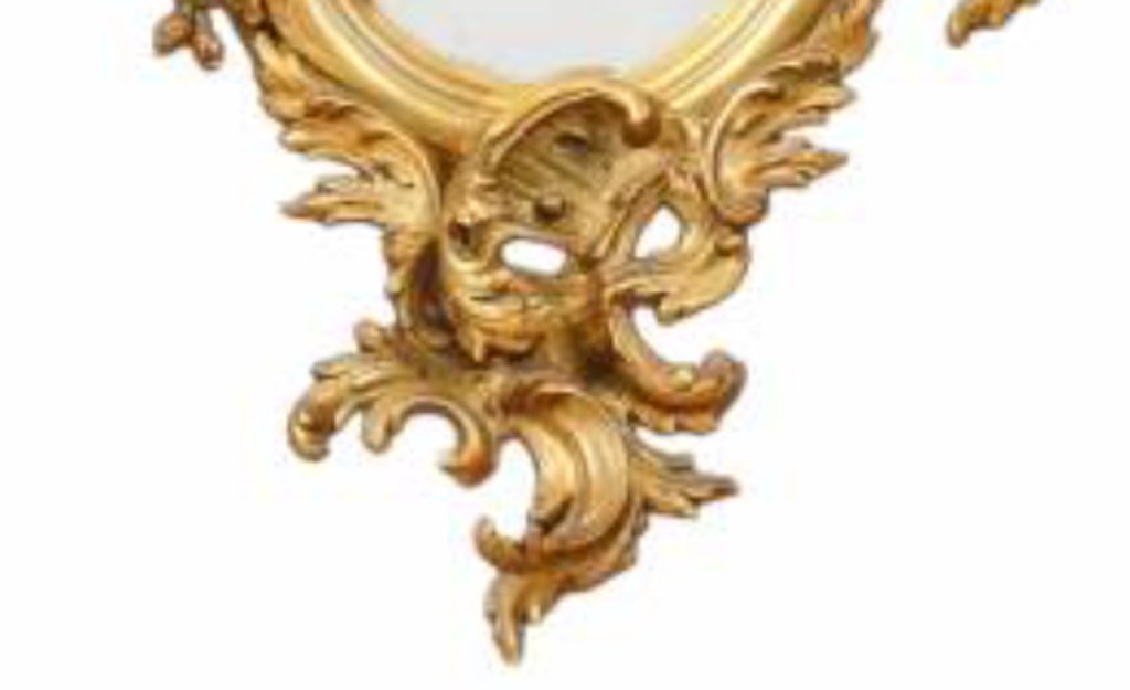 Rococo Wall Mirror for sale at Pamono
