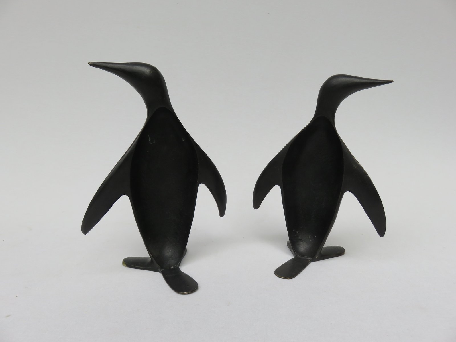 Austrian Brass Penguin Bookends by Walter Bosse, 1950s, Set of 3 for ...