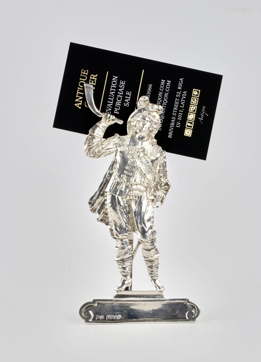 Silver Card Holder for sale at Pamono