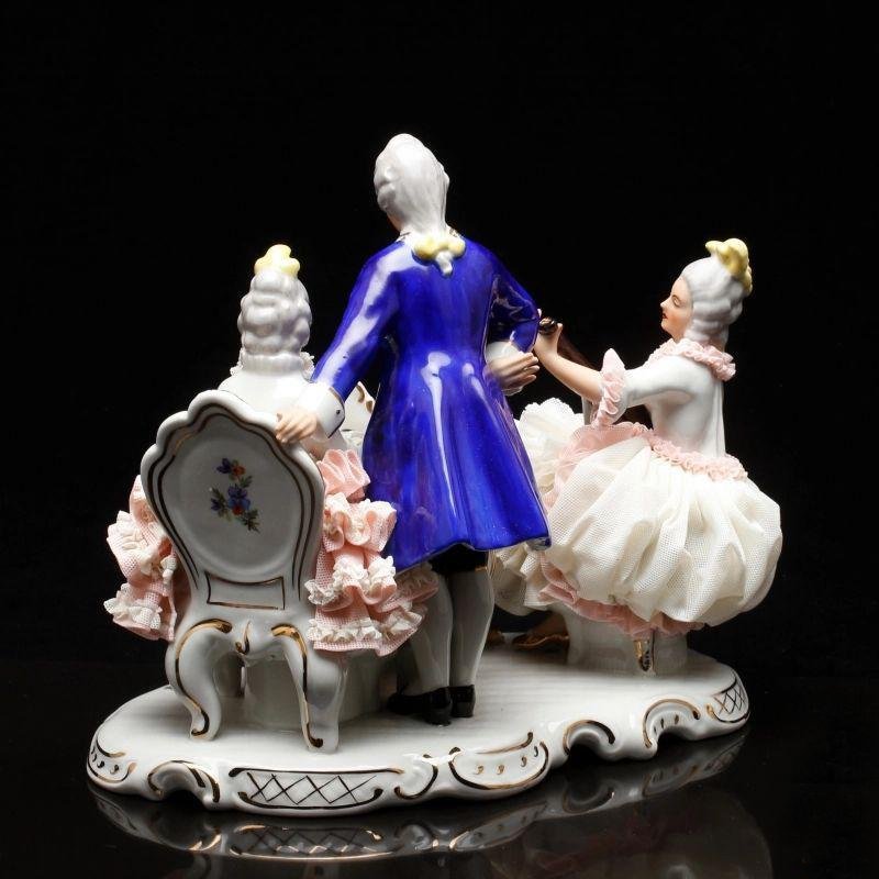 Composition Concert Figurine in Porcelain for sale at Pamono