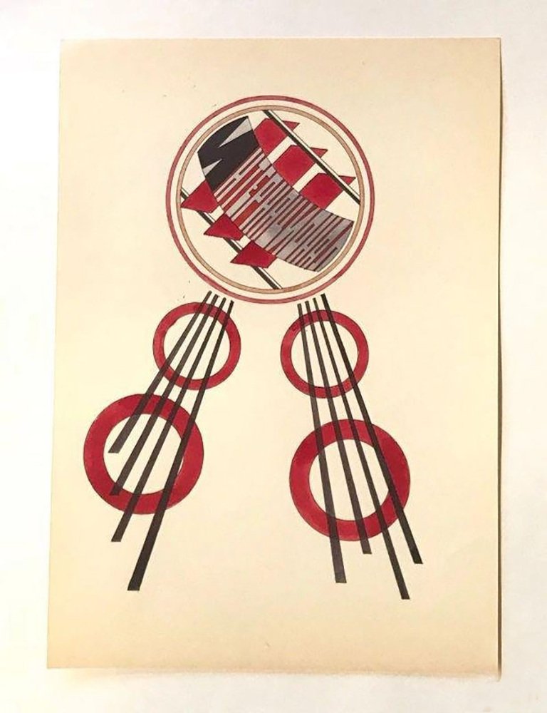 After Gustava Kluсa, Proletariat Series Drawing, Ink on Paper for sale ...