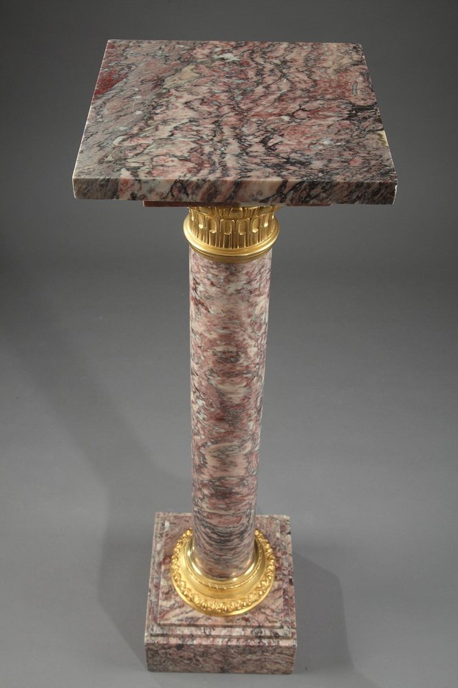 Colonna in marmo broccato Napoleone III, XIX secolo in vendita su Pamono