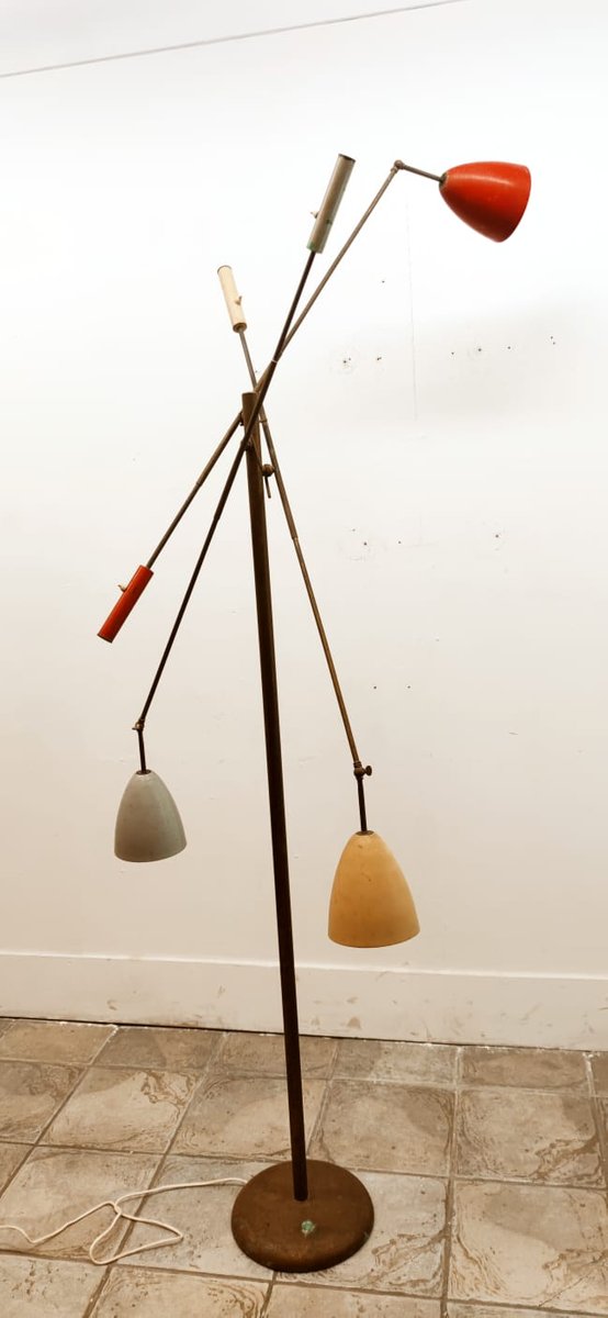 Floor Lamp with Adjustable Joints for sale at Pamono