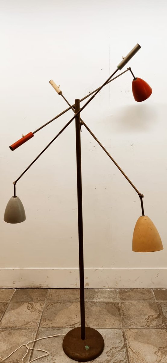 Floor Lamp with Adjustable Joints for sale at Pamono