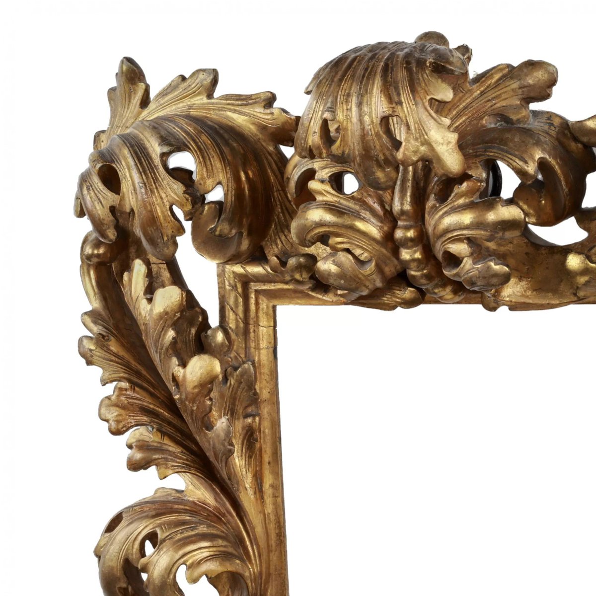 Vintage Baroque Wood Picture Frame for sale at Pamono