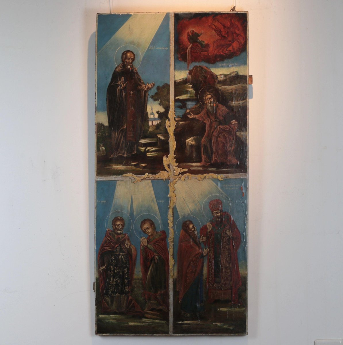 19th Century Four-Part Icon for sale at Pamono