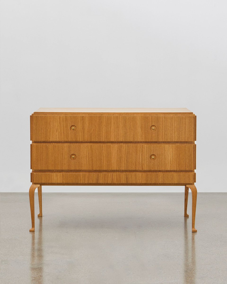 PH Grand Chest of Drawers, Wood Legs, Natural Oak Veneer, White Ash ...