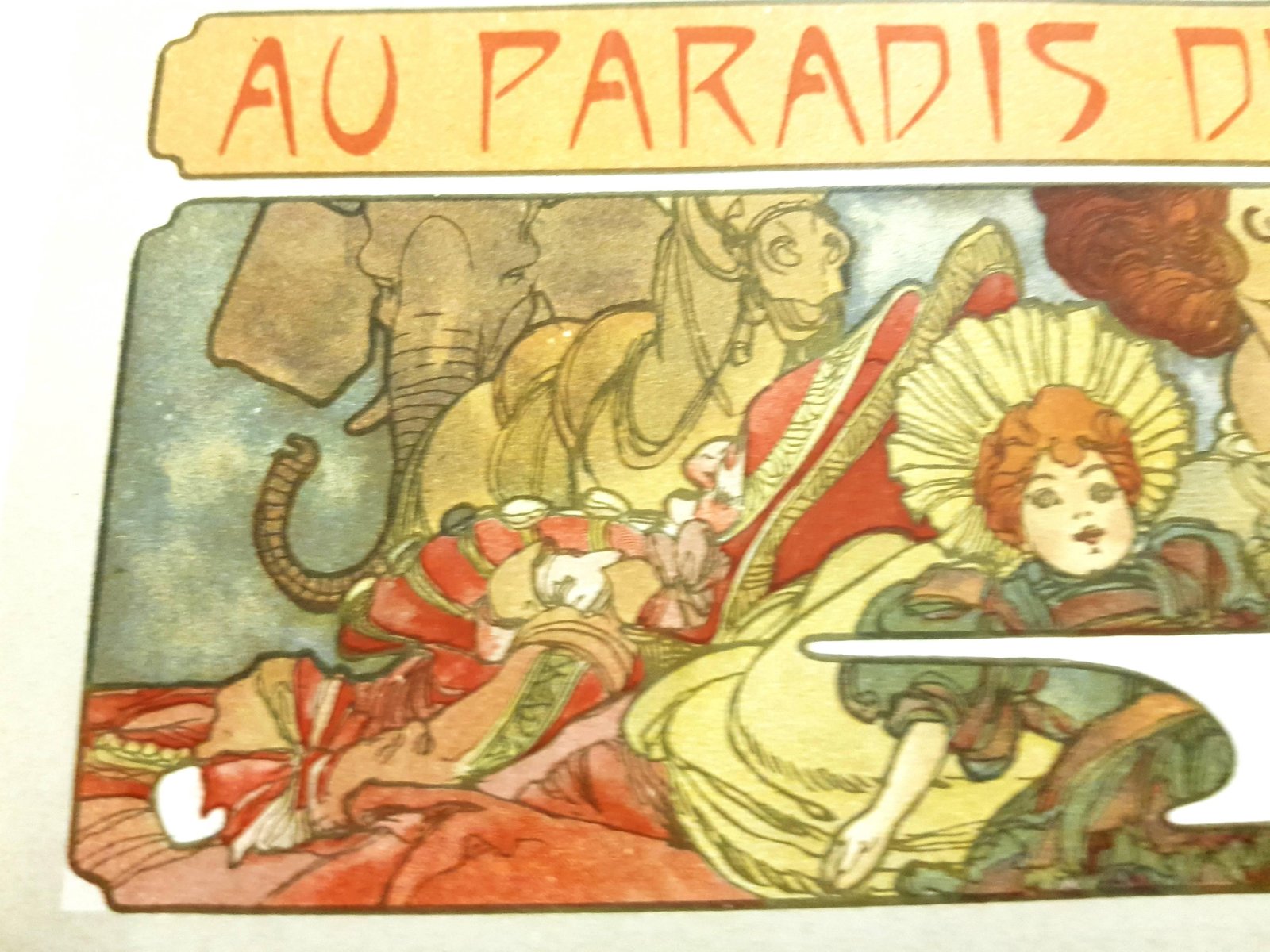 Alphonse Mucha, Christmas Baby Party, 1902, Lithograph for sale at Pamono
