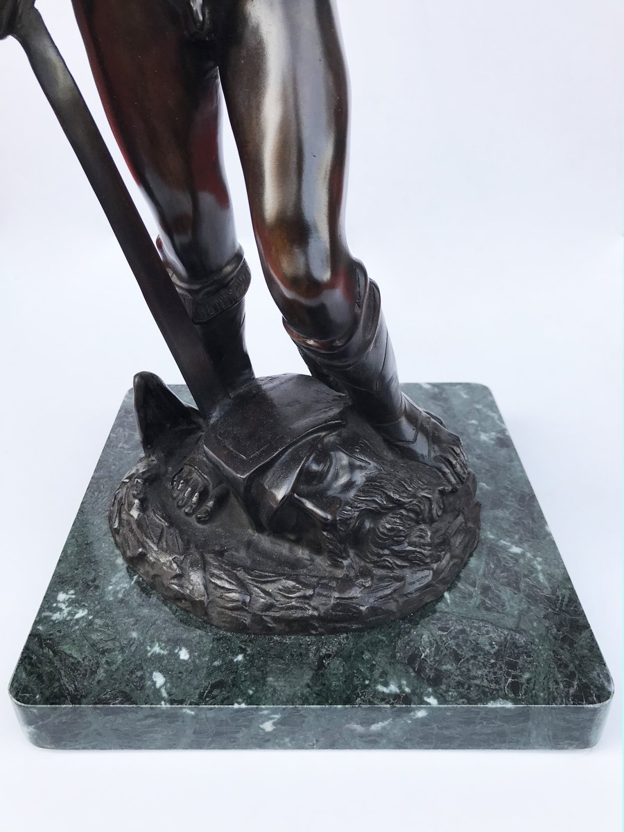 Bronze David Sculpture, 20th-Century for sale at Pamono