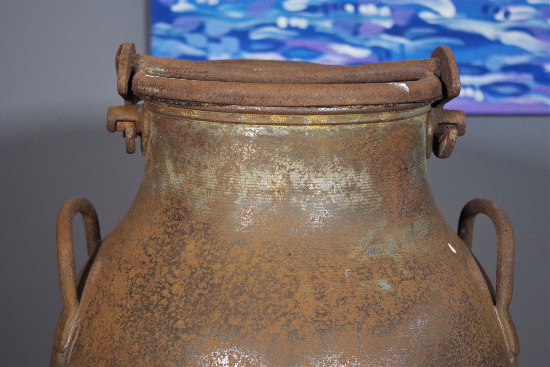 Iron Milk Container from Sansone, 1950s for sale at Pamono