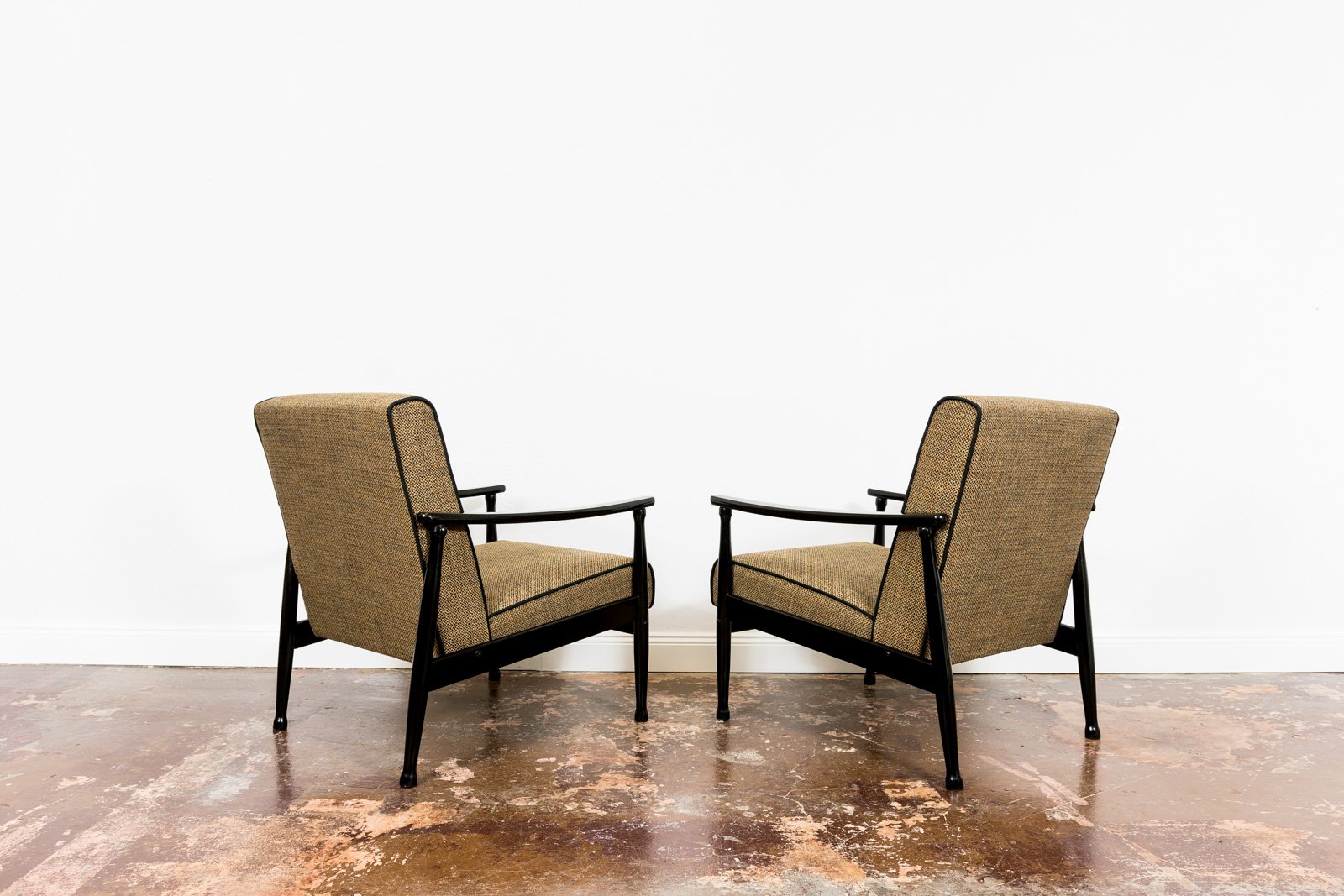 Armlehnstühle von Drvni Kombinat Jasen, Kraljevo, Jugoslawien, 1960er ...