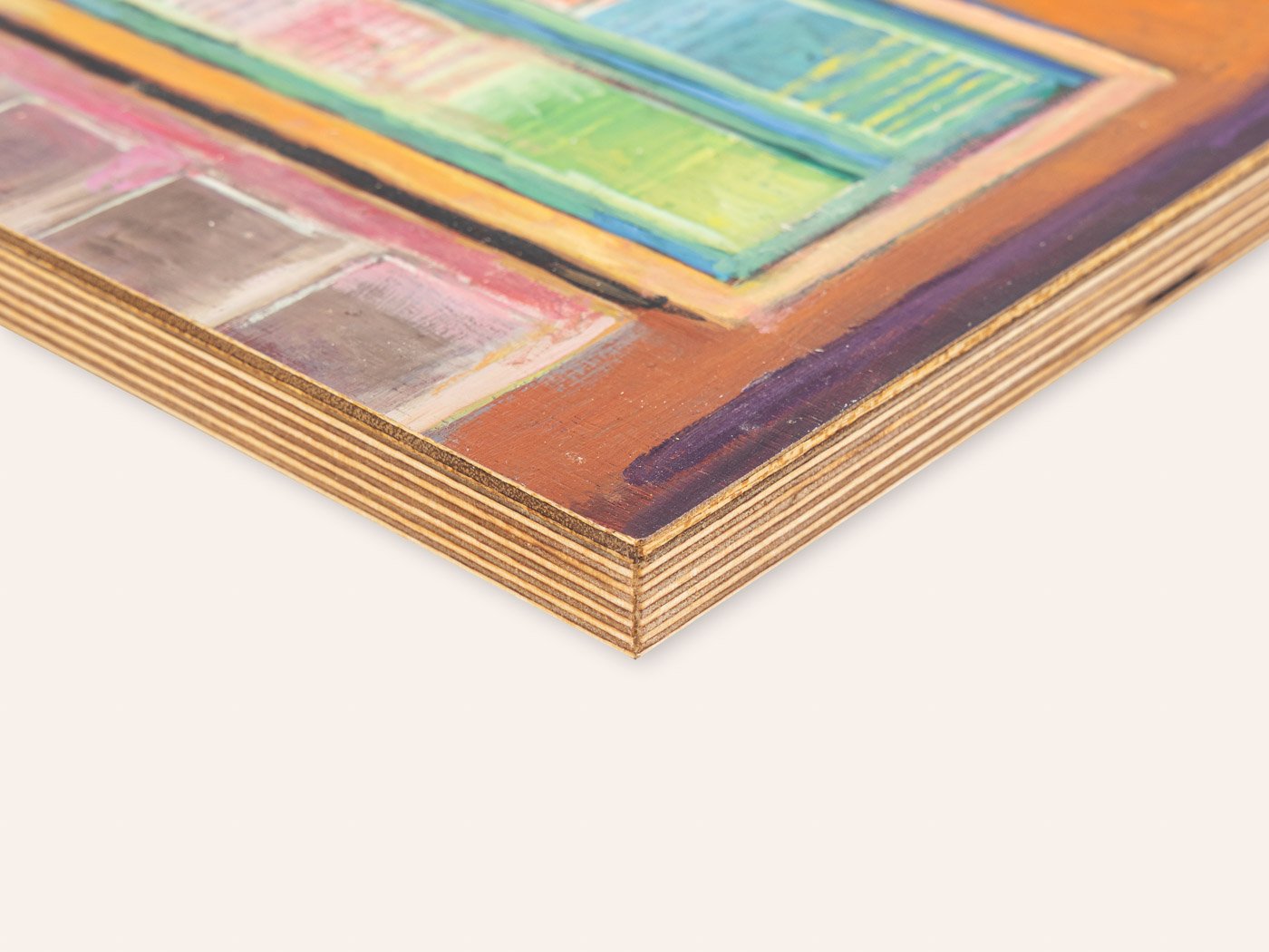 Valentin Rusin, Expressionist Nude, 20th Century, Acrylic on Wood ...