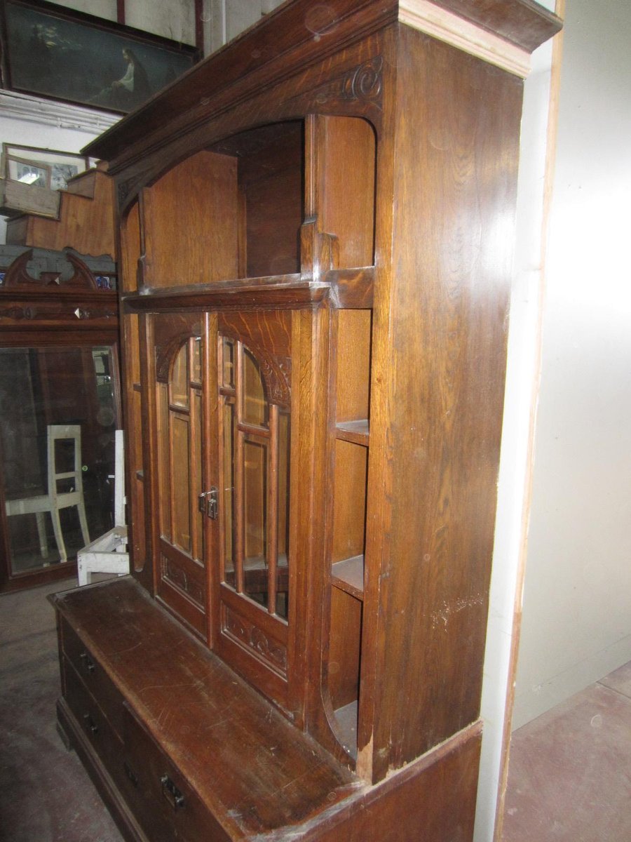 Scottish Oak Library Drawer Cabinet for sale at Pamono