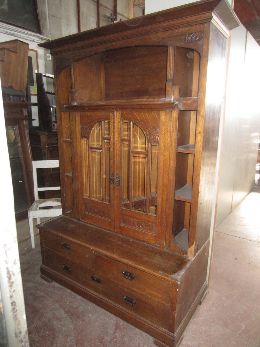 Scottish Oak Library Drawer Cabinet for sale at Pamono