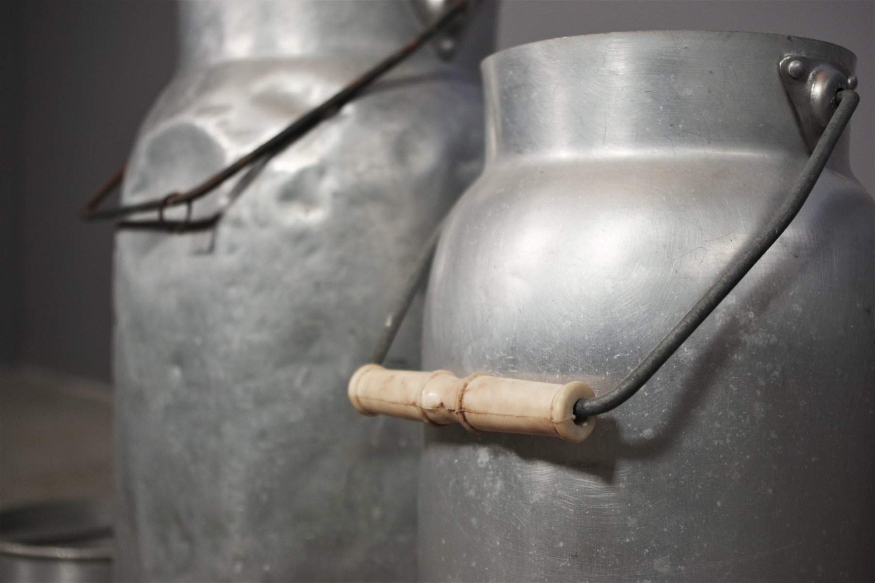 Milk Containers, 1950s, Set of 2 for sale at Pamono