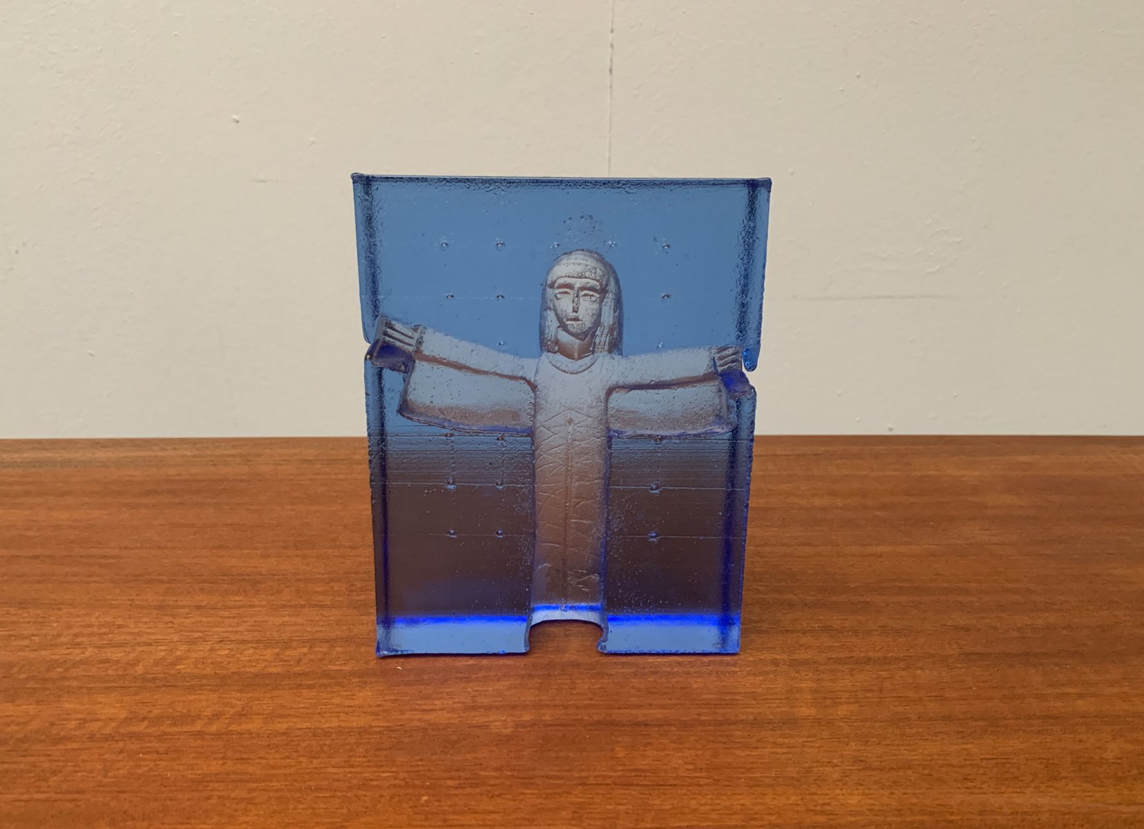 Vintage Swedish Glass Icon Series Godsend Sculpture by Bertil Vallien ...
