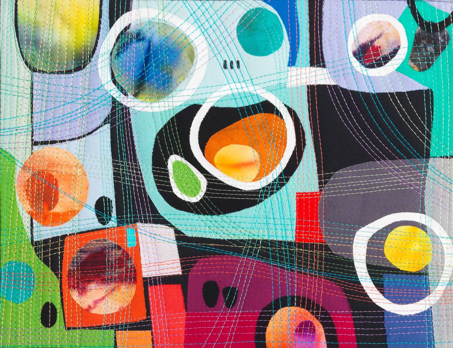 Bethan Ash, Urban Landscape, Cotton & Fabric for sale at Pamono