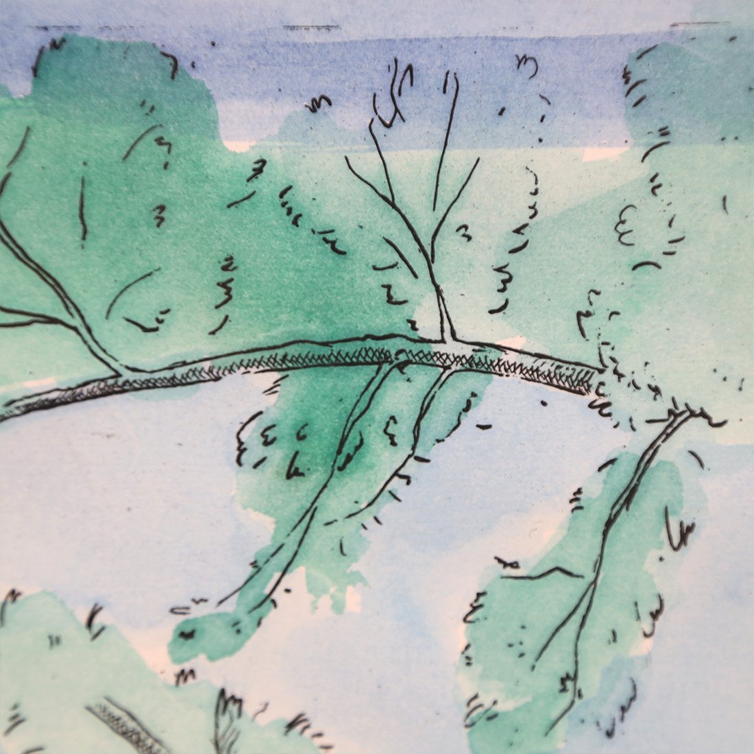 Umberto Lilloni, Spiaggia romantica - Lago di Costanza, 1970er ...