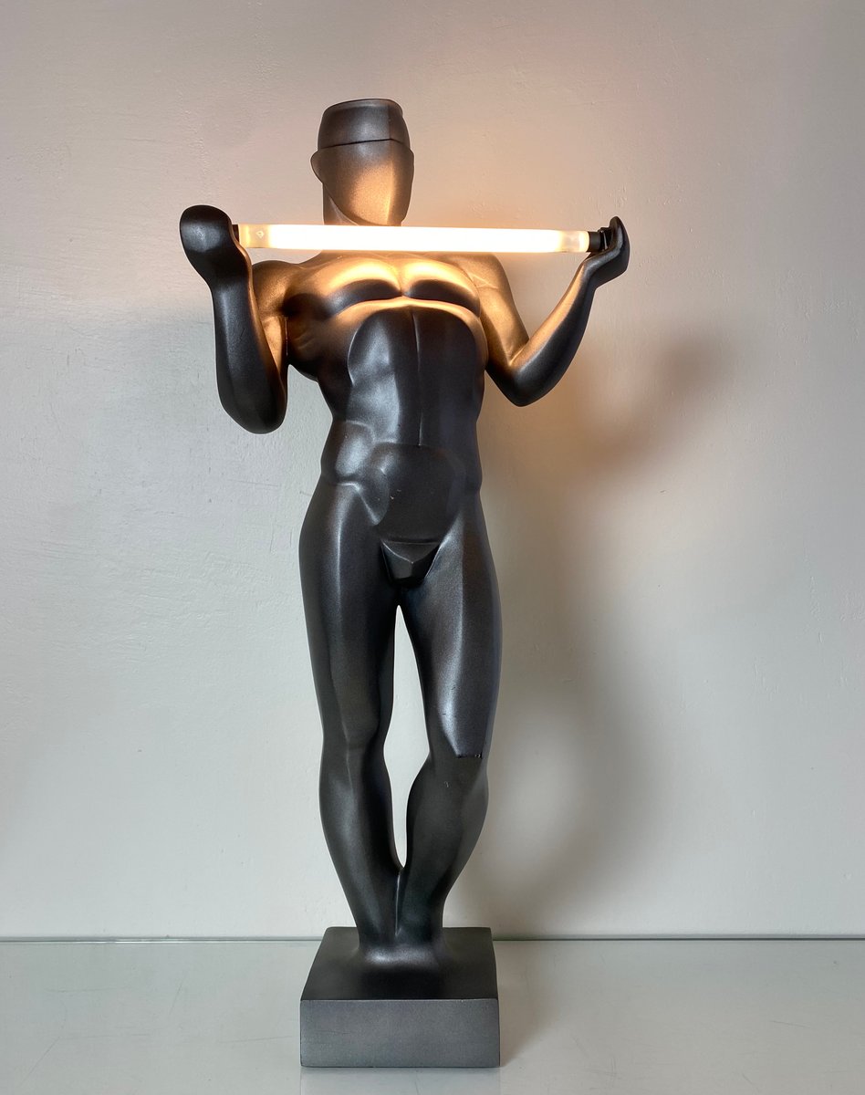 Art Deco Taus Table Lamp by Eric Bug for Febrer, 1985 for sale at Pamono