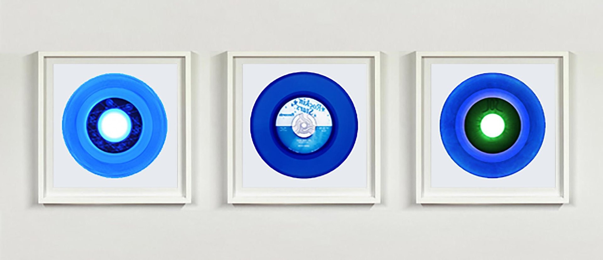 B Side Vinyl Collection, Trio, 2010s, Colored Photograph for sale at Pamono