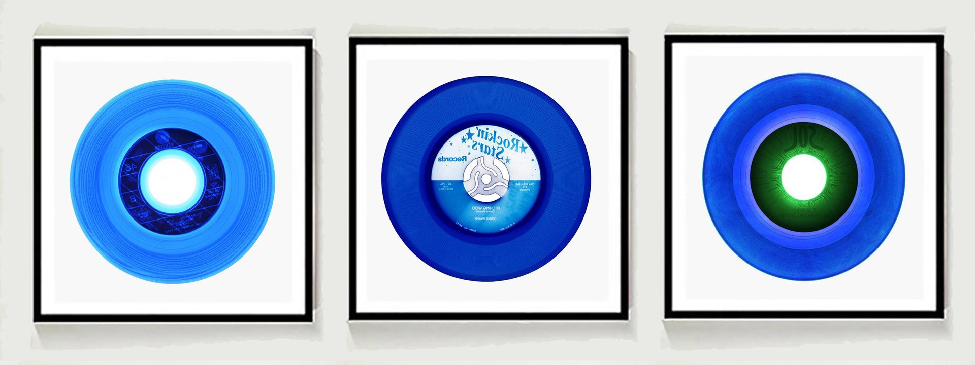 B Side Vinyl Collection, Trio, 2010s, Colored Photograph for sale at Pamono
