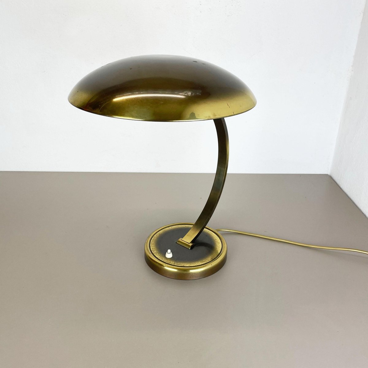German Bauhaus Brass 6751 Desk Light from Kaiser Leuchten, Germany ...