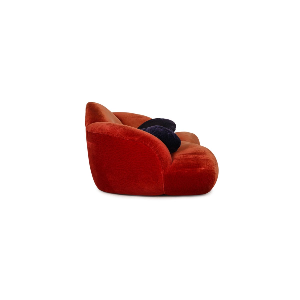 Orangefarbenes Bretz 2-Sitzer Sofa bei Pamono kaufen