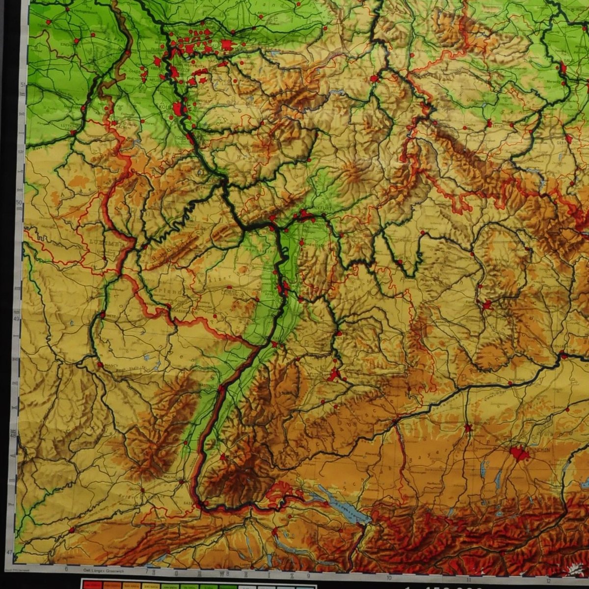Mapa desplegable de la historia del BRD / DDR de Alemania en venta en ...