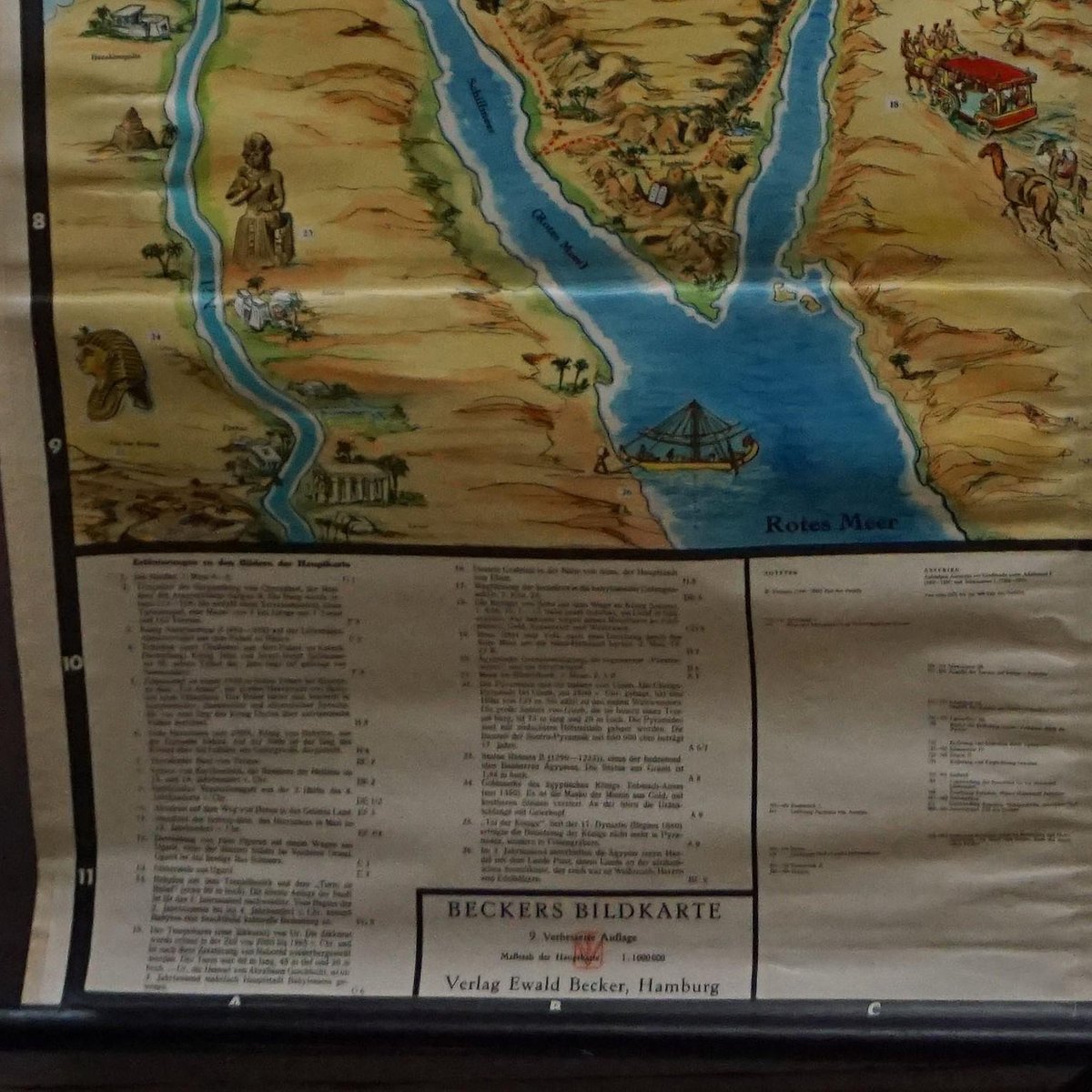 Old Testament Rollable Wall Chart Picture Poster for sale at Pamono