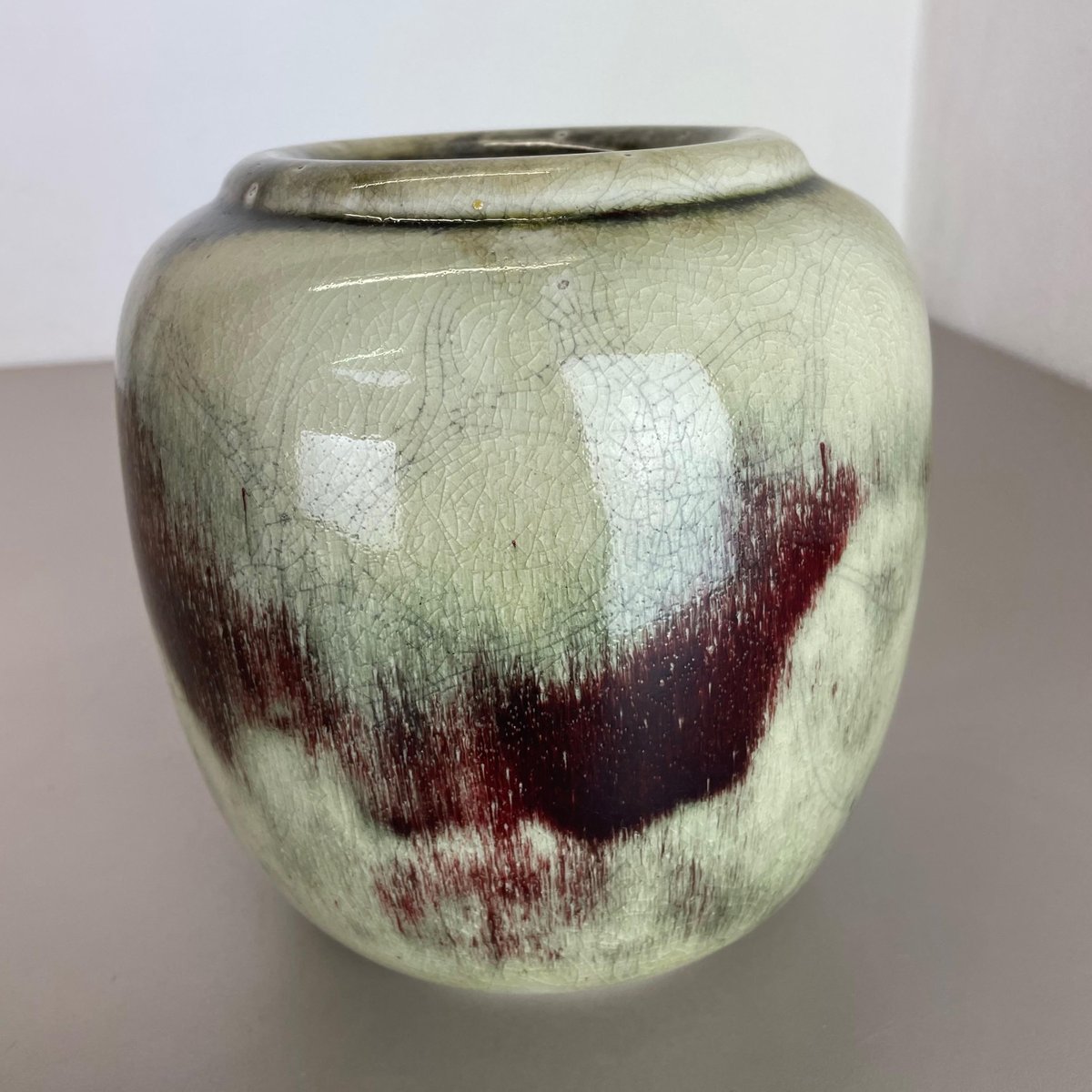 Art Deco Abstract Bauhaus Pottery Vase by WMF Ikora, Germany, 1930s for ...
